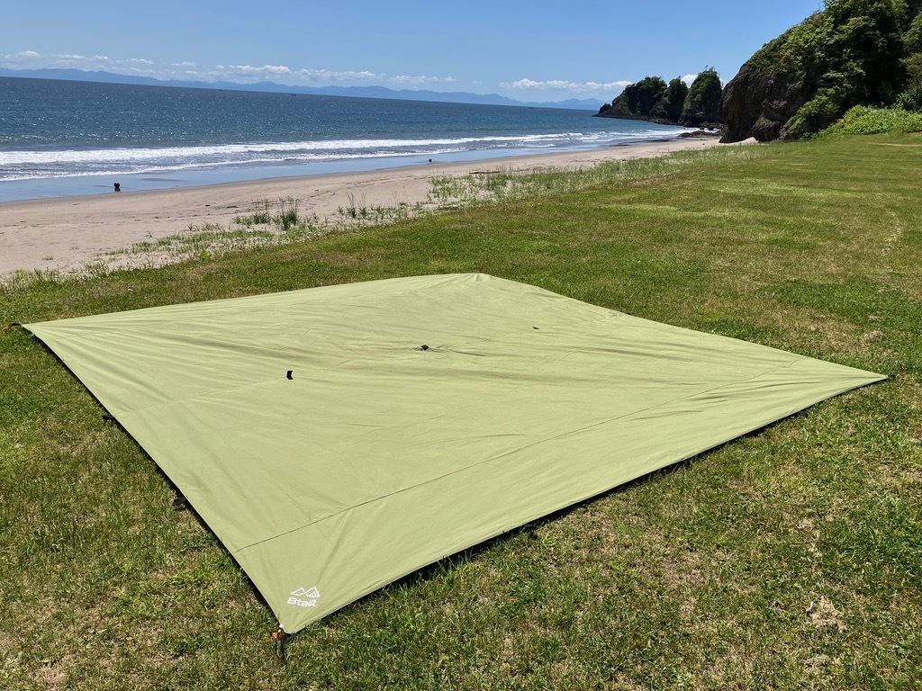 8Tail GOD TARP（ゴッドタープ）4x4: 星景キャンプ